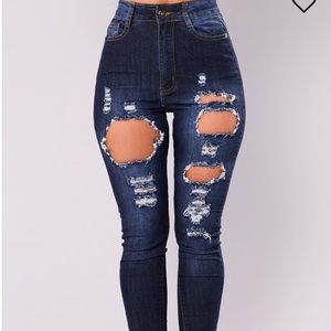 Fashion Nova | Jeans | Fashion Nova Olivia Rose Skinny Ripped Jeans ...